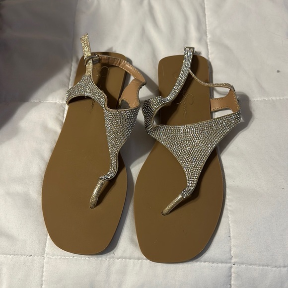 Jessica Simpson | Shoes | Jessica Simpson Bling Sandals | Poshmark